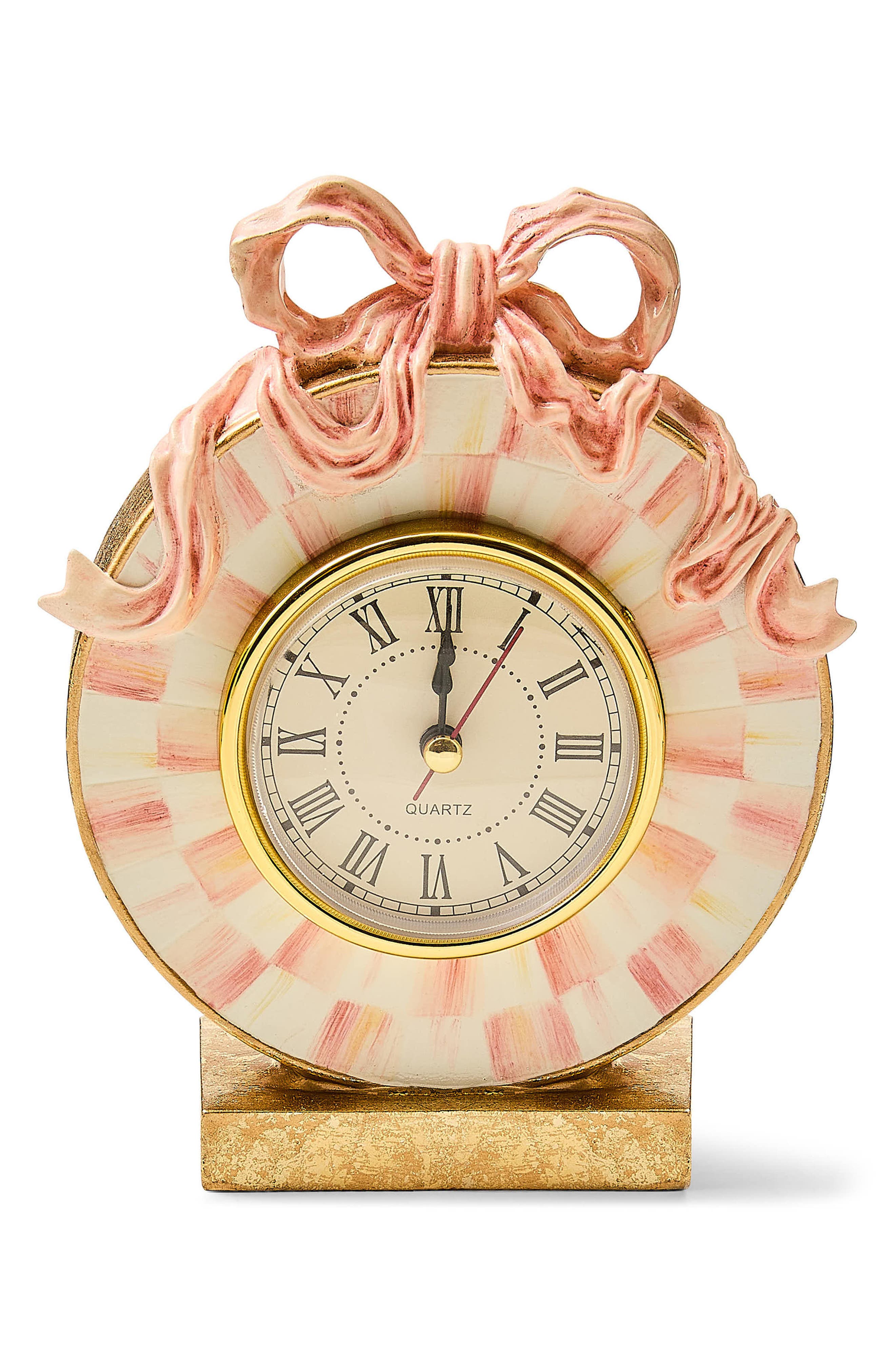 MACKENZIE CHILDS It's All About the Bow Desk Clock | Nordstrom