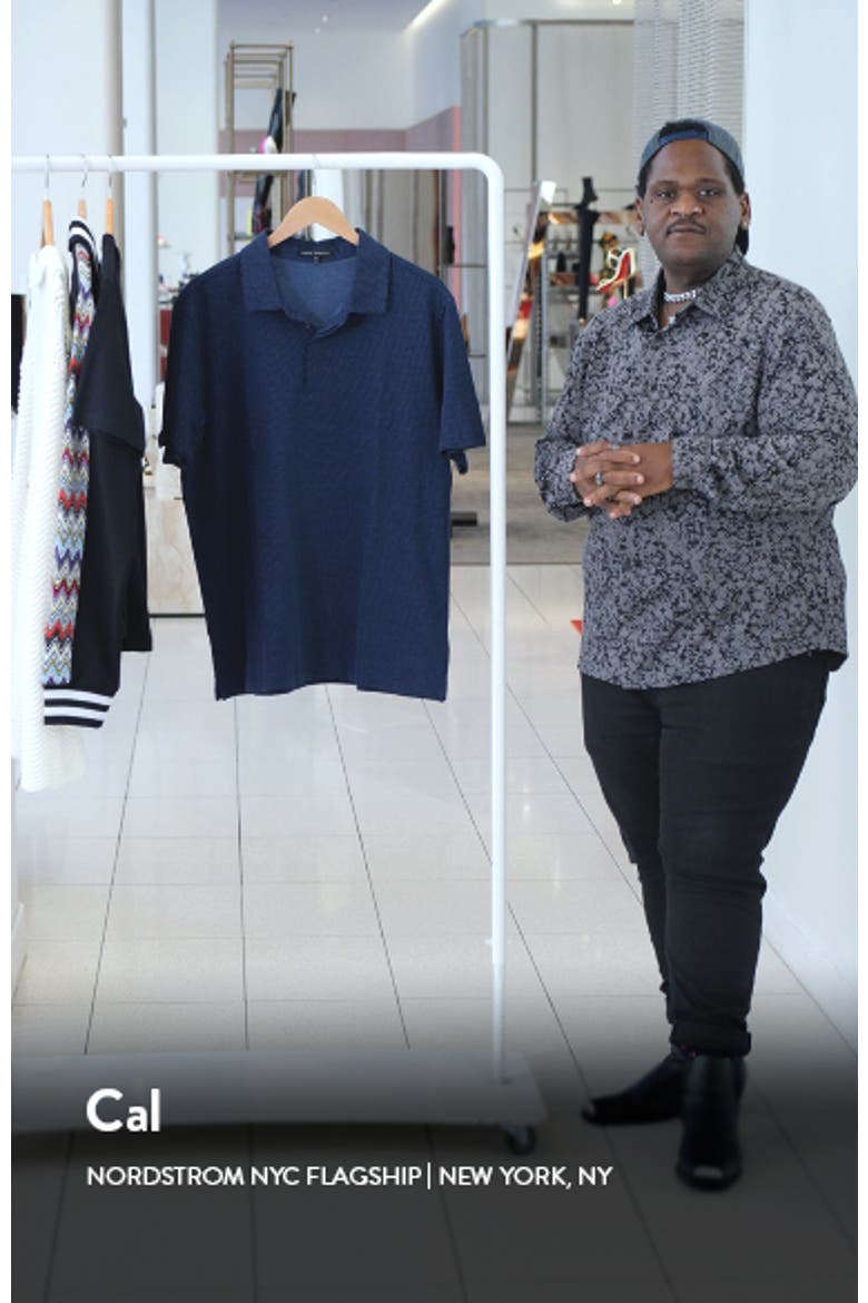 Creston Micropattern Jacquard Polo (Men) | Nordstromrack
