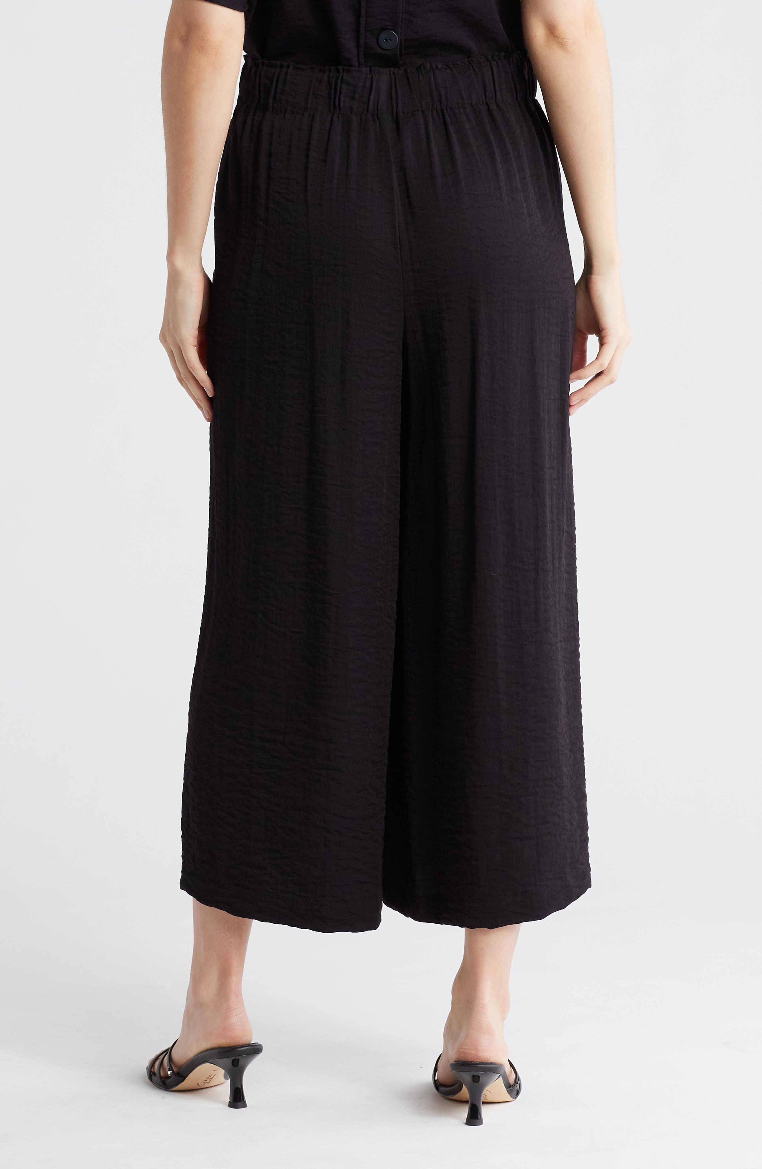 Adrianna Papell Crinkle Wide Leg Pull-On Pants | Nordstromrack