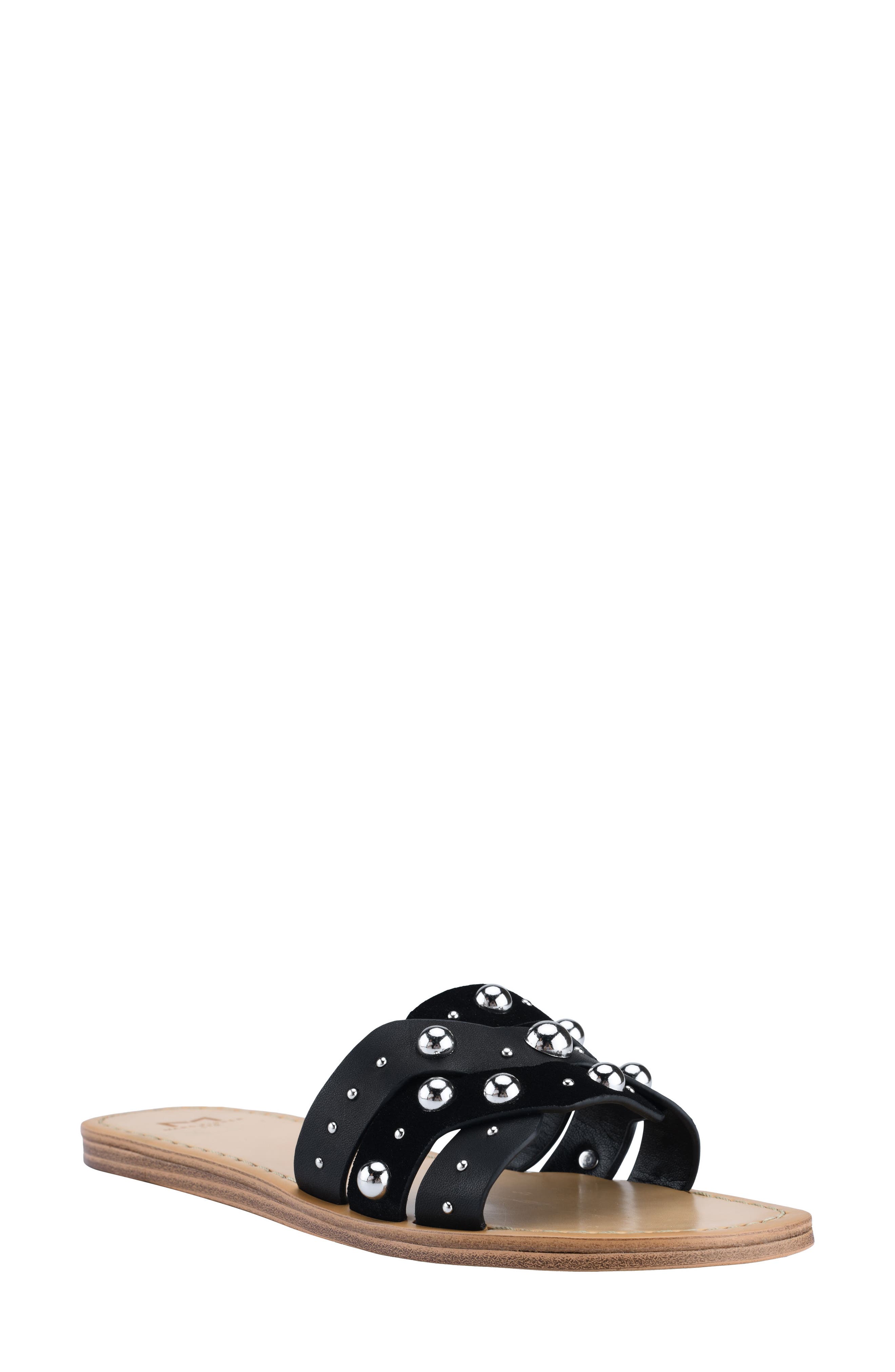 Marc Fisher LTD Paxton Stud Slide Sandal (Women) | Nordstromrack