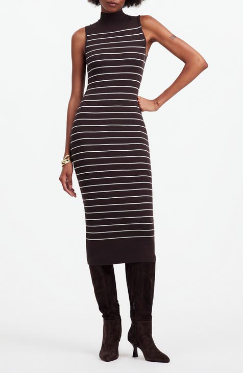 Womens Mock Neck Midi Dresses Nordstrom