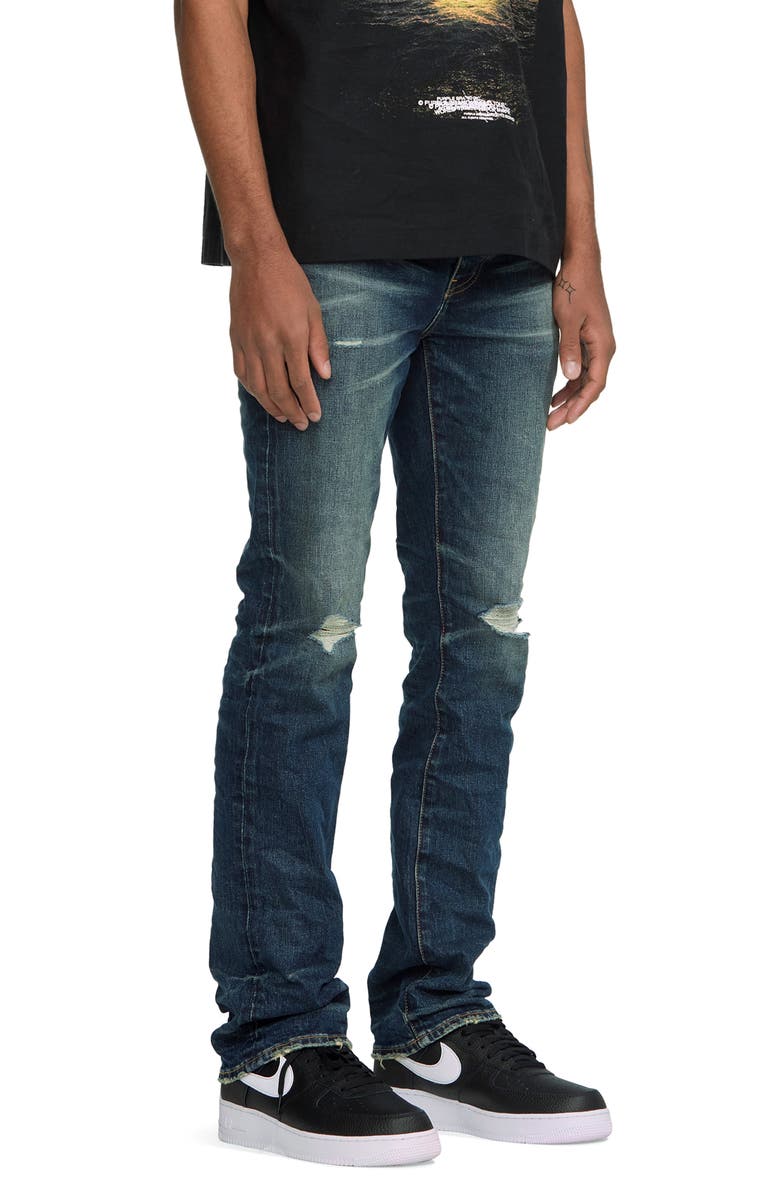 PURPLE BRAND Ripped Stretch Bootcut Jeans | Nordstromrack