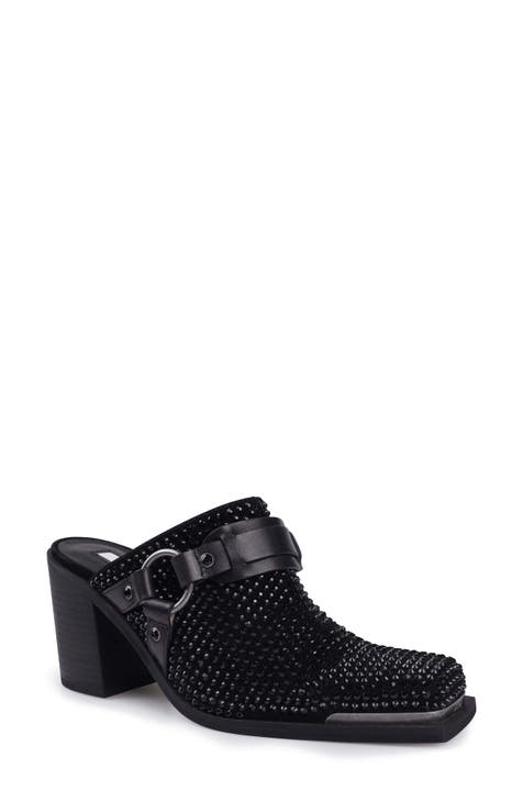 Women's Black High Heel Mules & Slides | Nordstrom