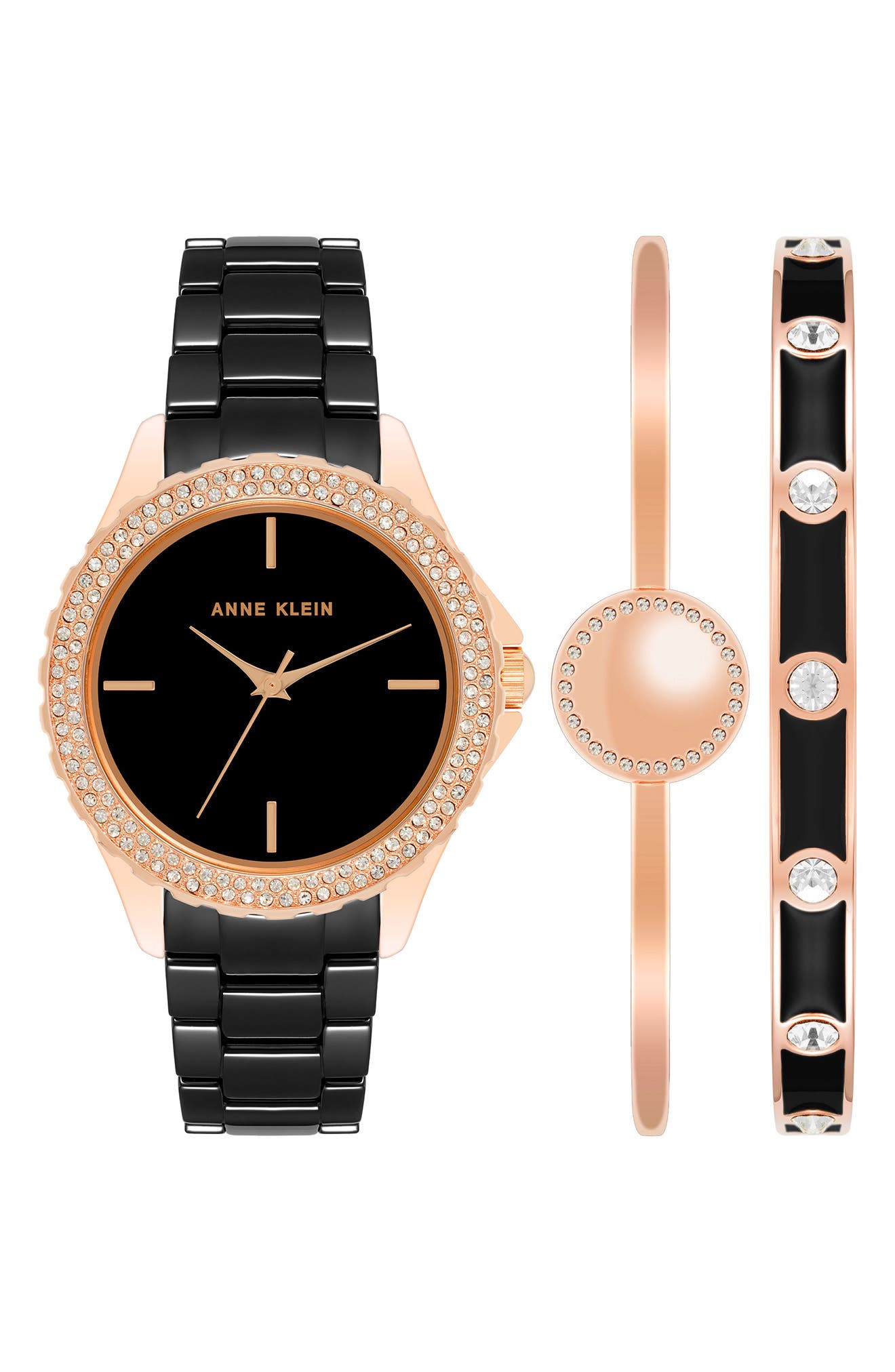 AK ANNE KLEIN Ceramic Bracelet Watch & Bracelet Set | Nordstromrack