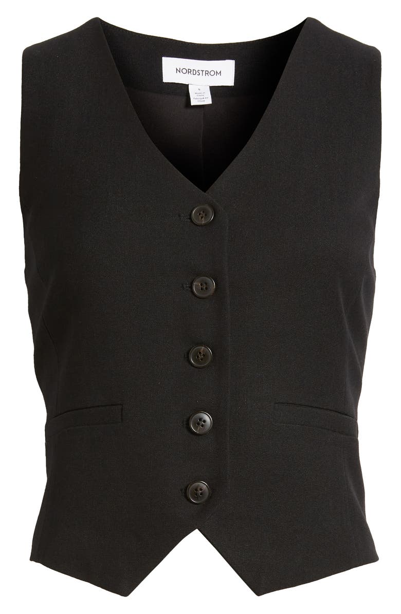 Nordstrom Textured Button-Up Vest | Nordstromrack