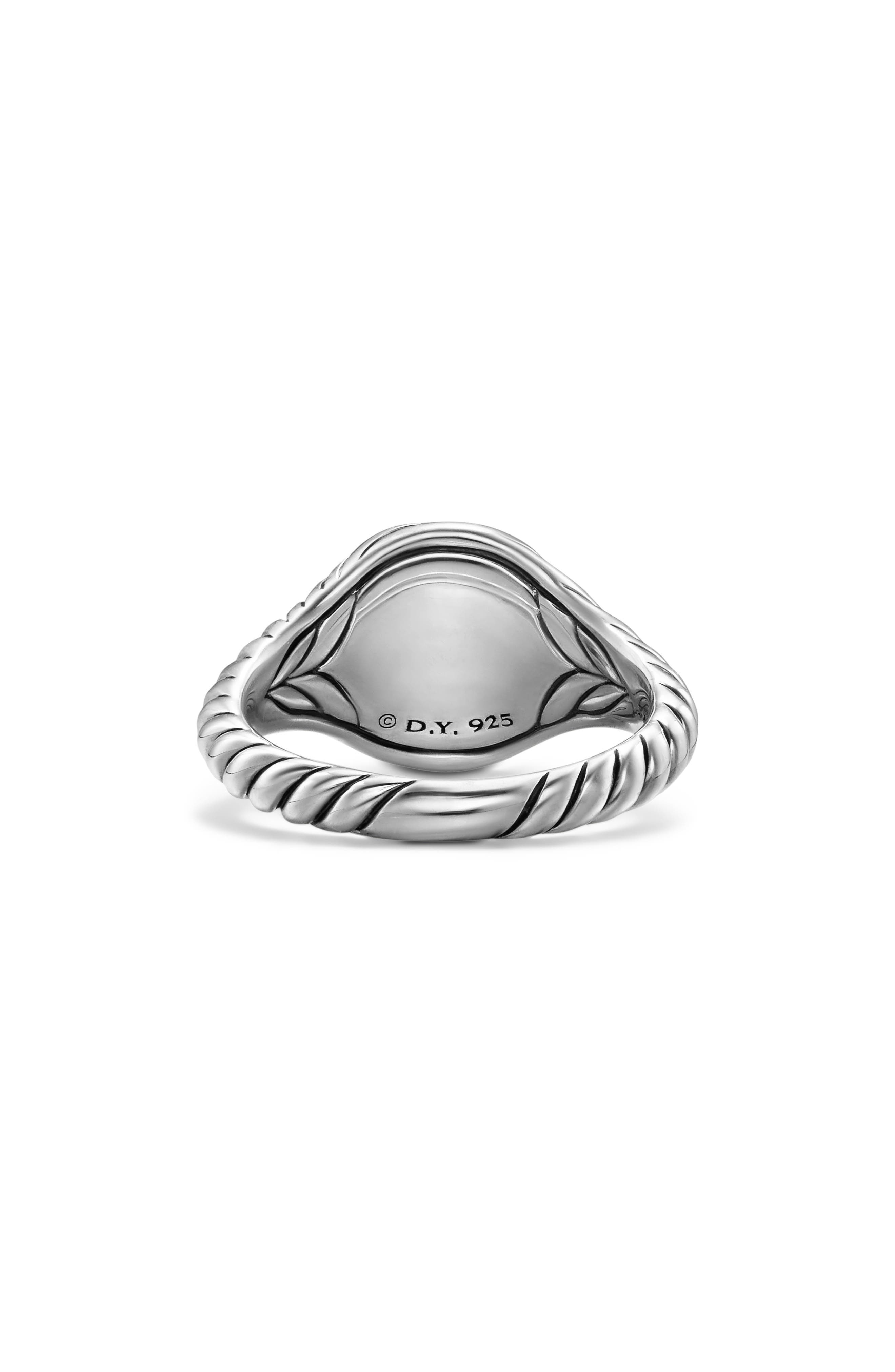 David Yurman Sculpted Cable Micro Pinky Ring in Sterling Silver | Nordstrom