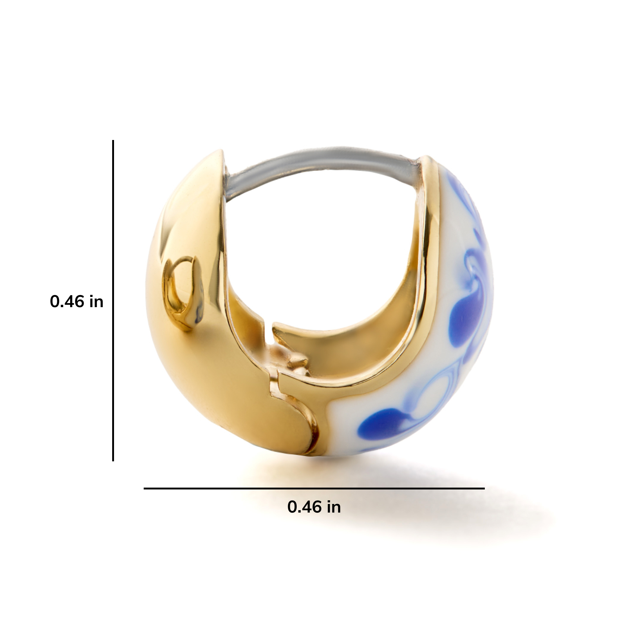 Ana Luisa Statement Earrings - Mini Abby Marble Blue | Nordstrom