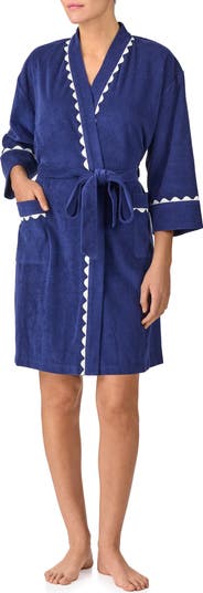 Kate Spade New York french terry short robe | Nordstrom