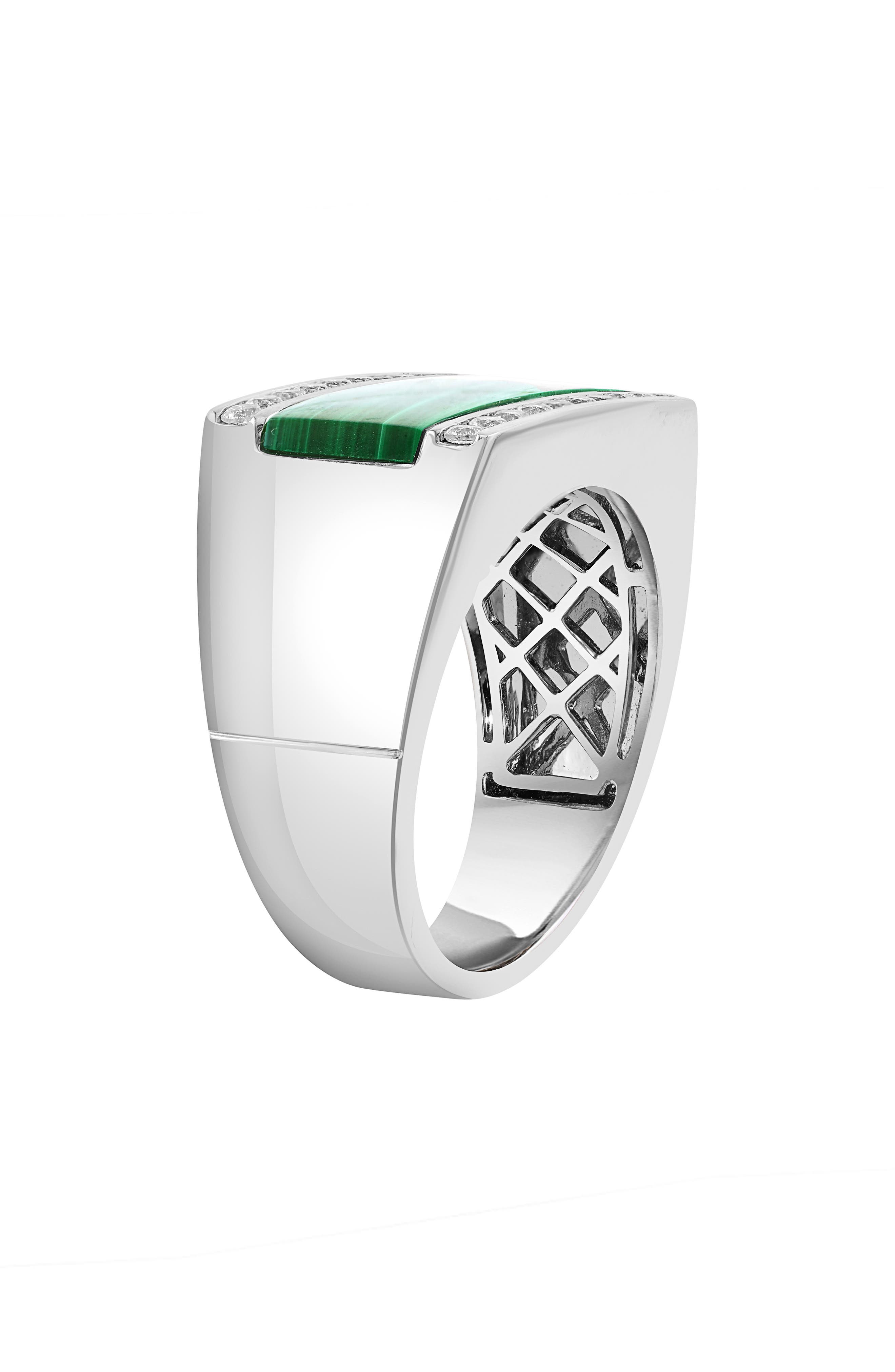 Sterling Silver Malachite Ring (Women) | Nordstromrack