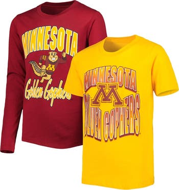 Outerstuff Youth Maroon/Gold Minnesota Golden Gophers Game Day T-Shirt ...