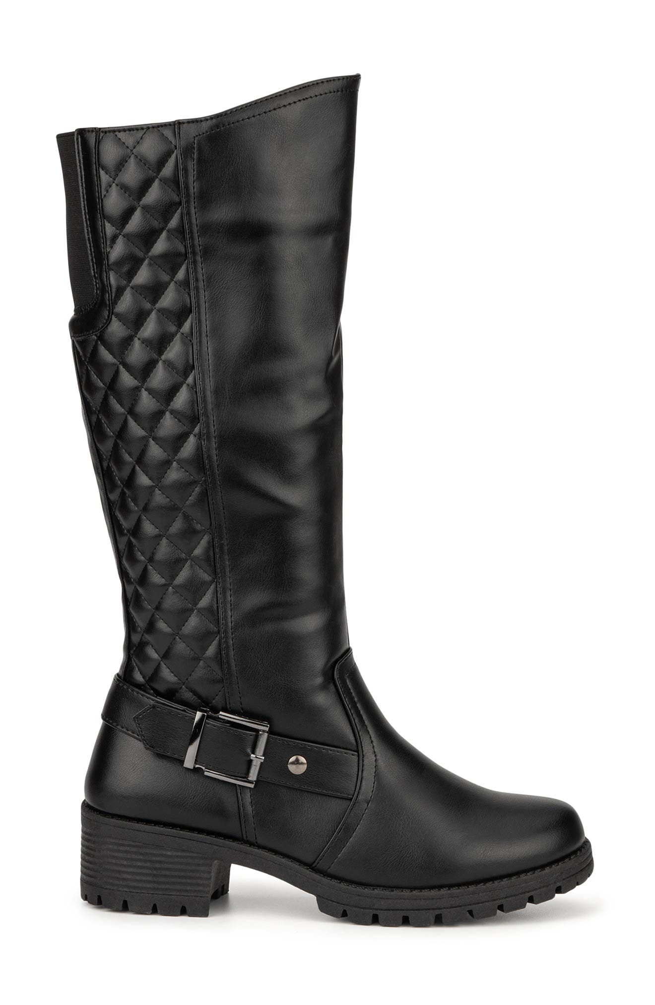 OLIVIA MILLER Angel Tall Quilted Shaft Boot (Women) | Nordstromrack