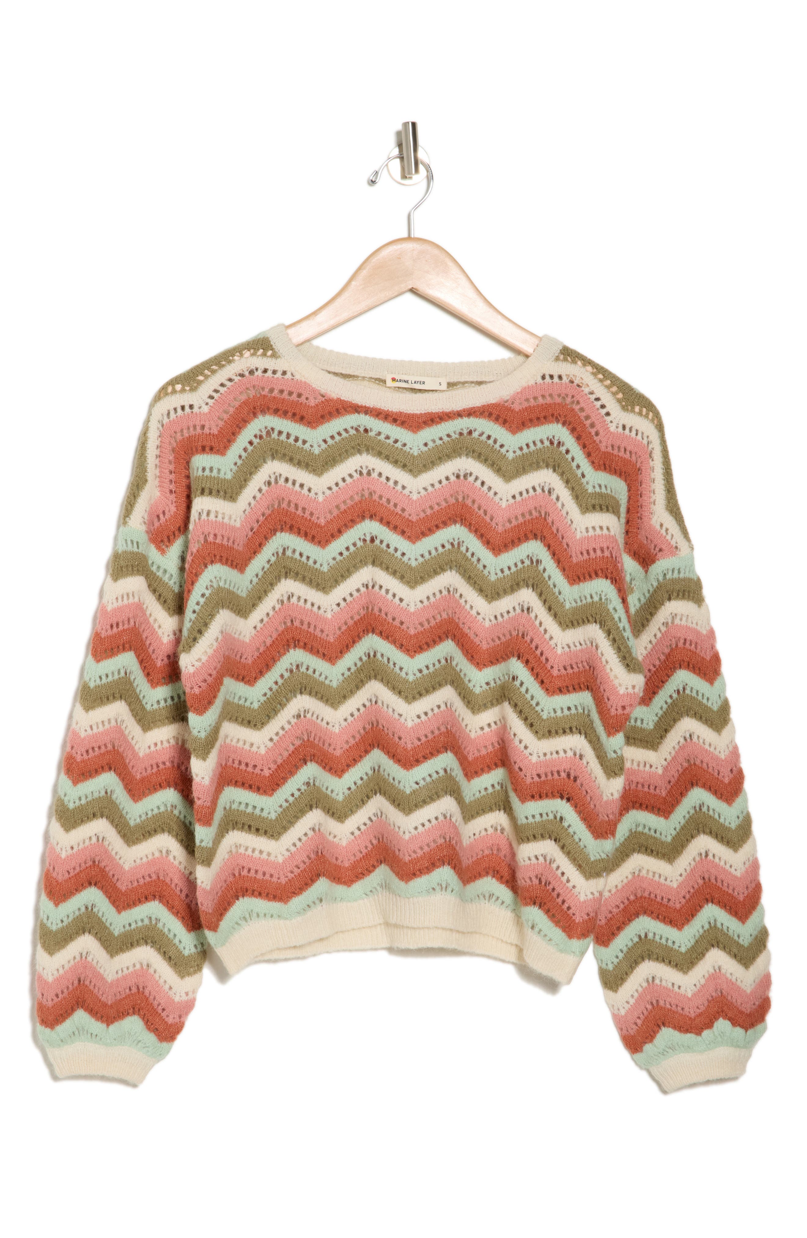 Marine Layer Ruby Pointelle Sweater | Nordstromrack