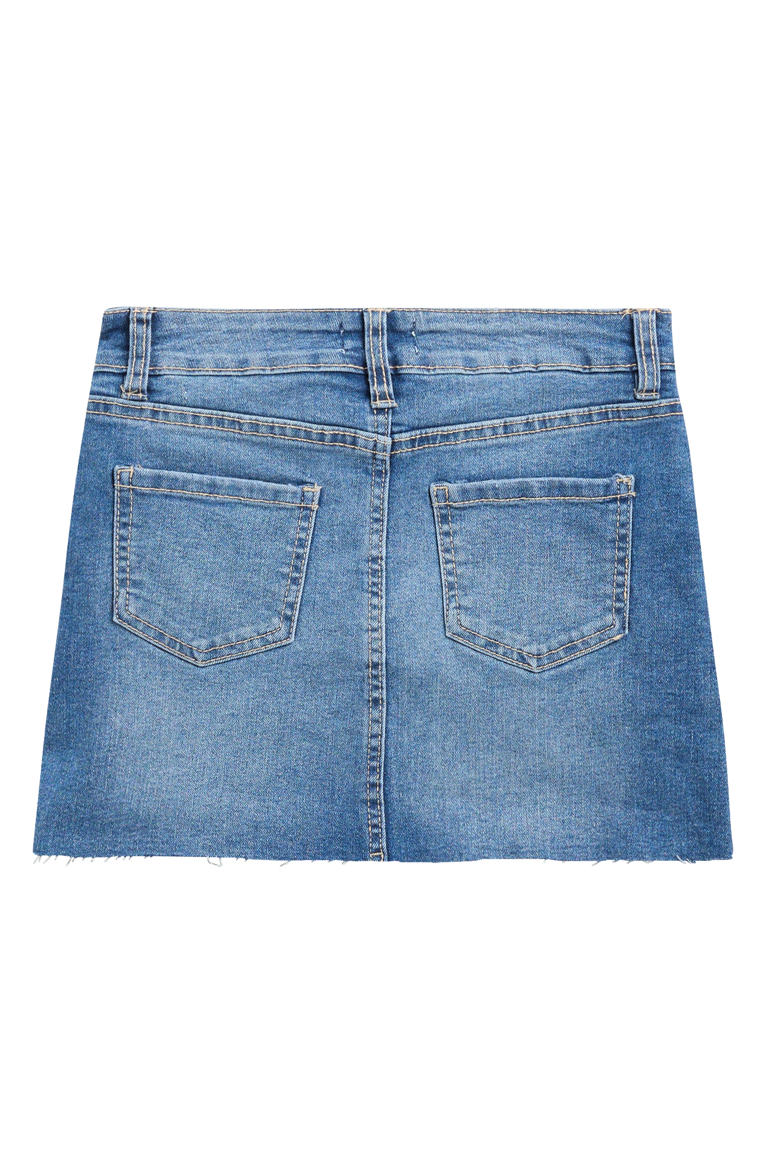 YMI Kids' Micro Denim Miniskirt with Shorts | Nordstromrack