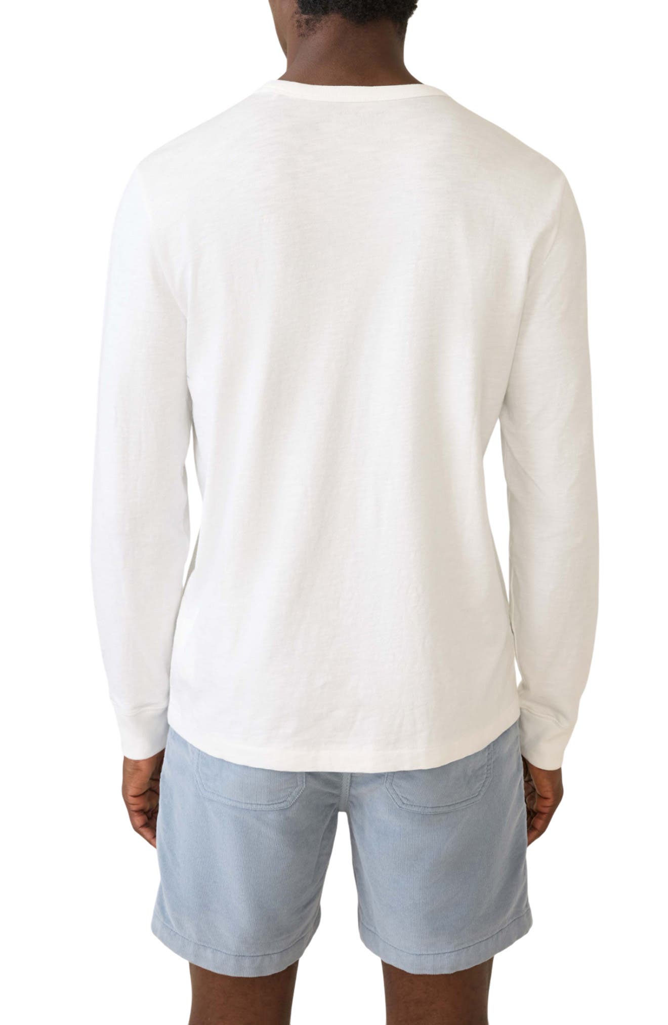 Faherty Sunwashed Stripe Long Sleeve Regenerative Organic Cotton T ...