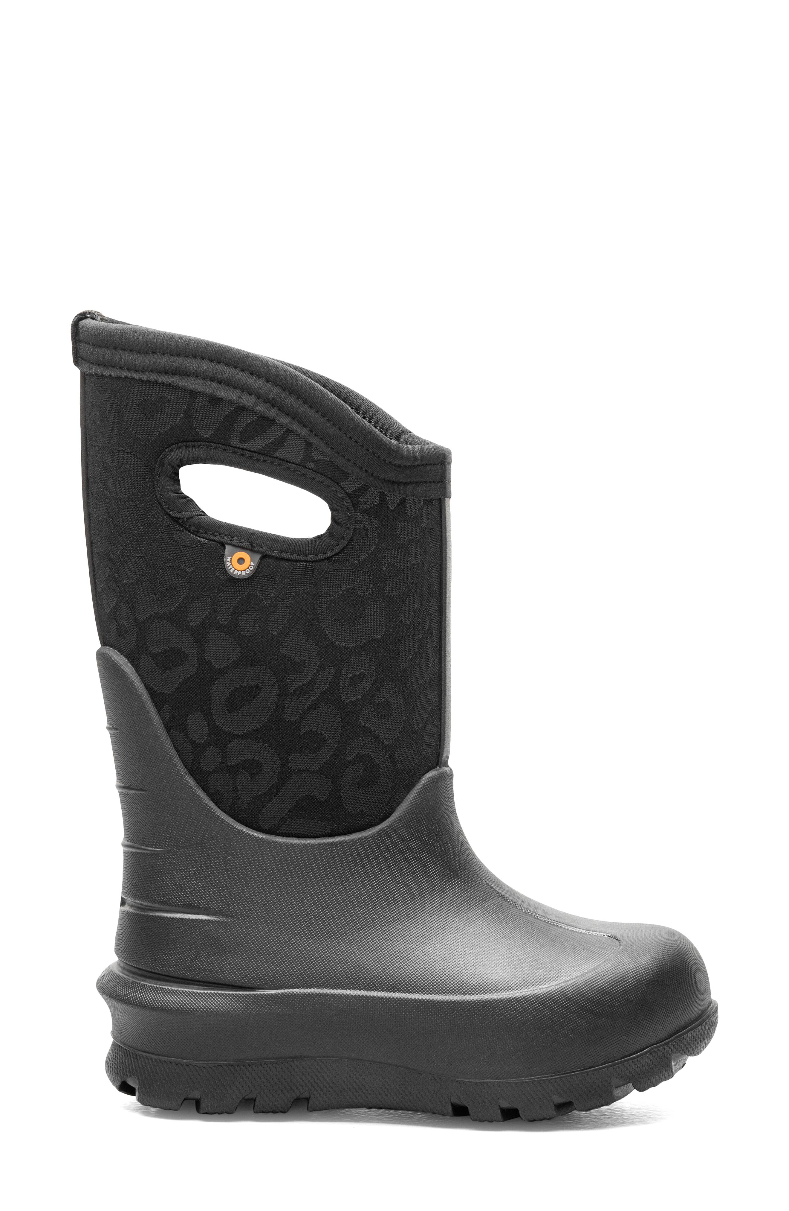 Bogs Kids' Neo Classic Tonal Leopard Waterproof Winter Boot | Nordstromrack