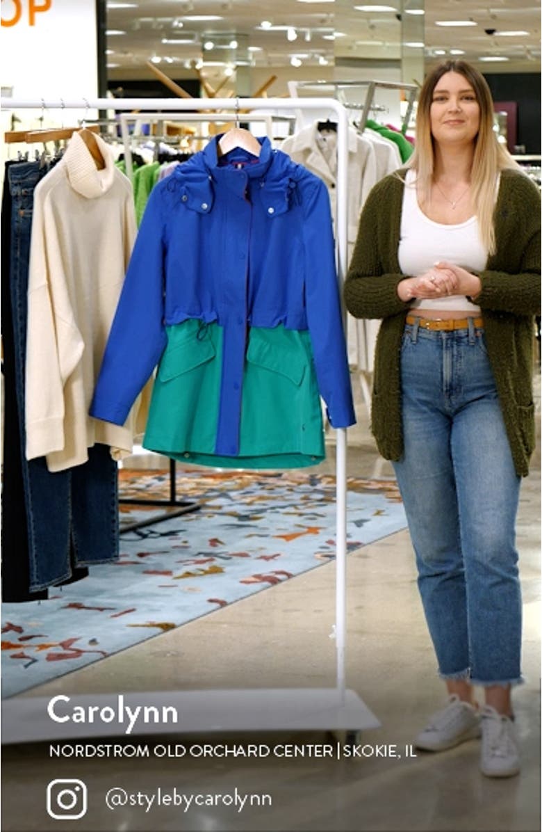 Joules Lydford Waterproof Colorblock Raincoat | Nordstrom