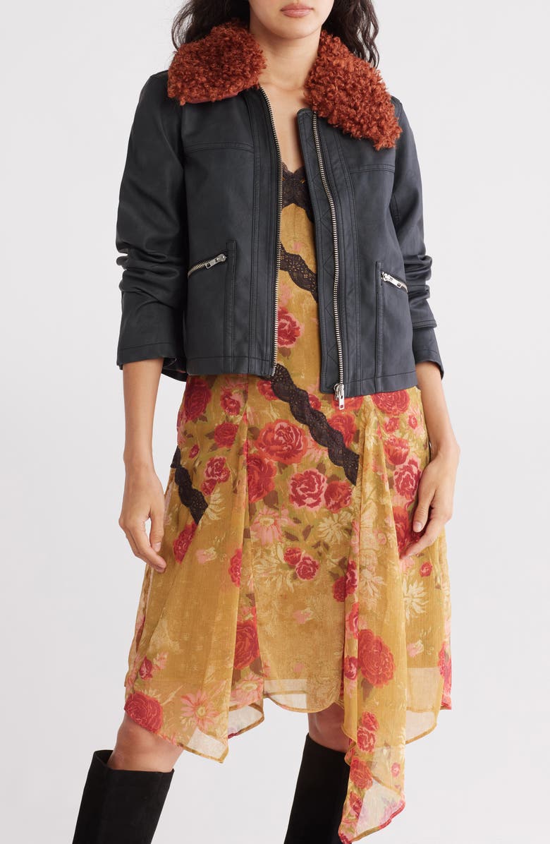 Free People Jayce Faux Leather Jacket | Nordstromrack