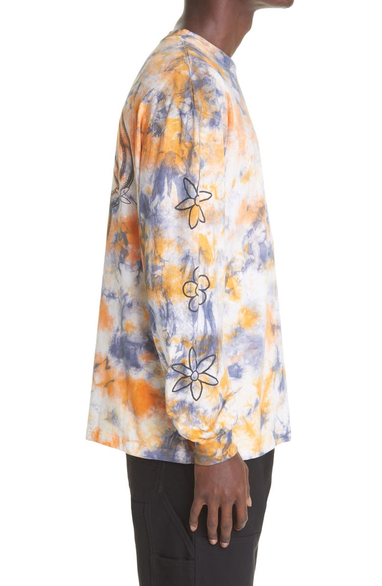 Aries Peace & Love Logo Tie Dye Cotton Tee | Nordstromrack