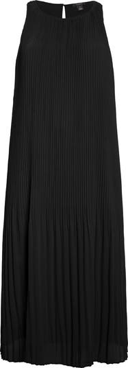 Halogen® Pleated Sleeveless Midi Dress | Nordstromrack