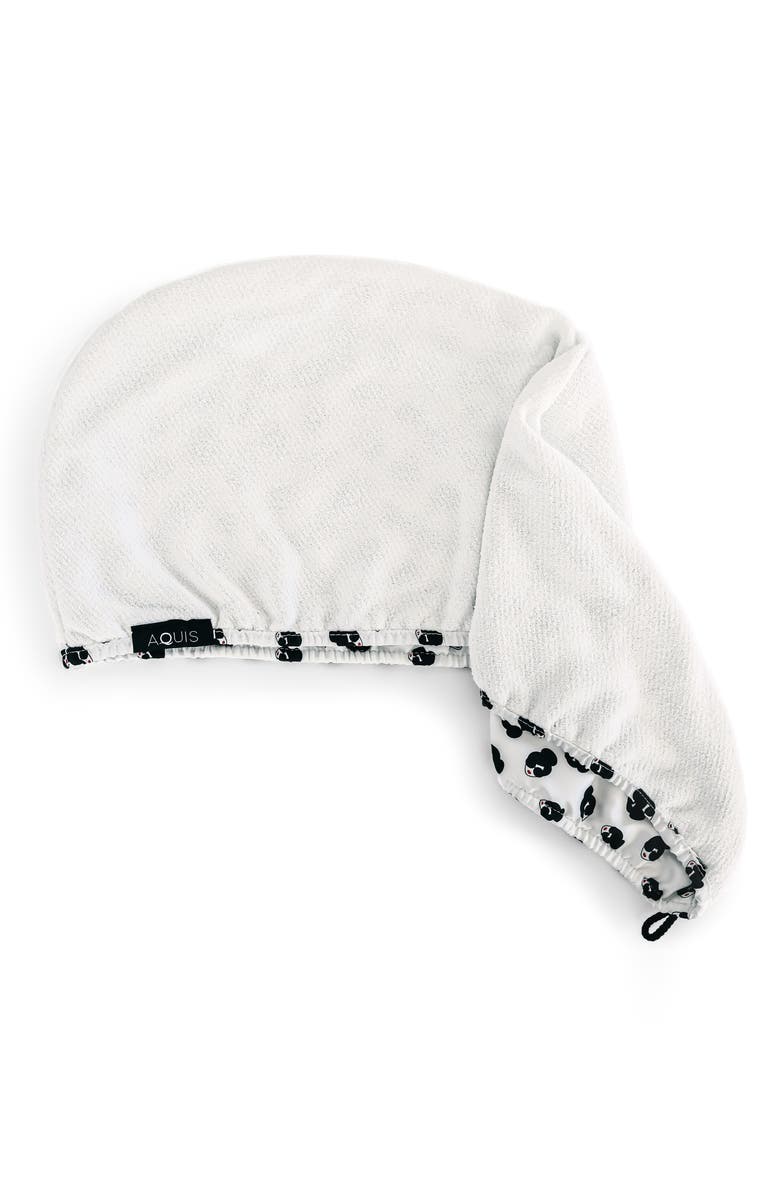 AQUIS x Alice + Olivia StaceFace Rapid Dry Double Layer Hair Wrap Towel ...