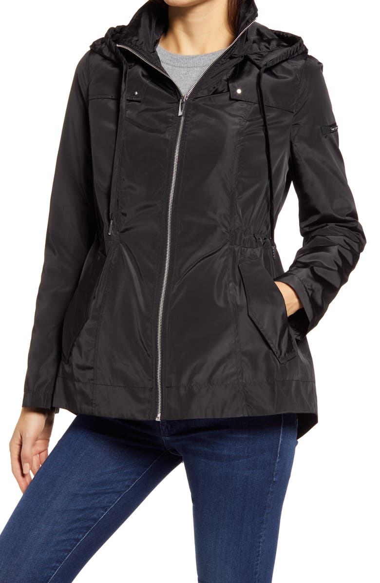 Via Spiga Water Repellent Packable Hooded Jacket | Nordstromrack