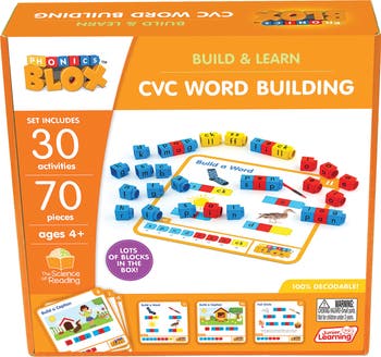 Junior Learning Rainbow Phonics Blox Cvc Word Building | Nordstrom