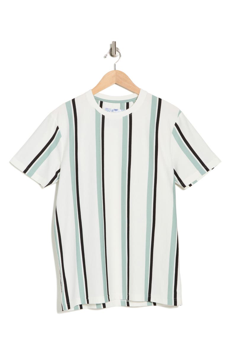 DENIM AND FLOWER Vertical Stripe T-Shirt | Nordstromrack