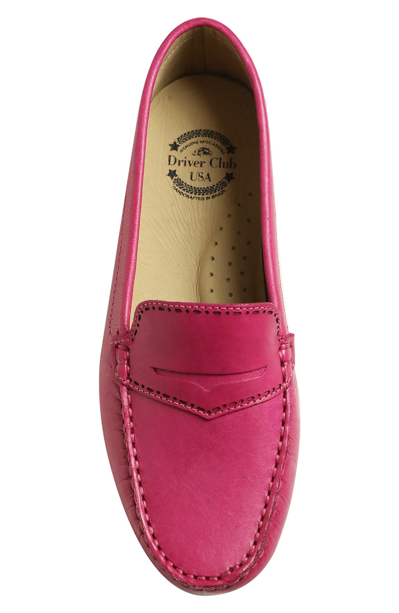 DRIVER CLUB USA Union Square Perforated Penny Driving Loafer ...