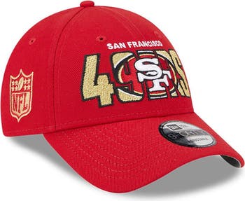 New Era Men's New Era Scarlet San Francisco 49ers 2023 NFL Draft 9FORTY ...