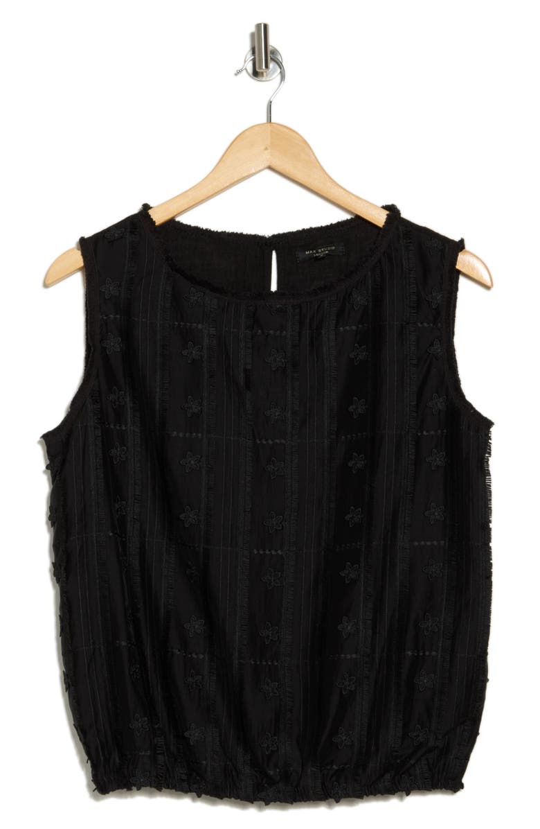 MAX STUDIO Ruffle Front Sleeveless Top | Nordstromrack