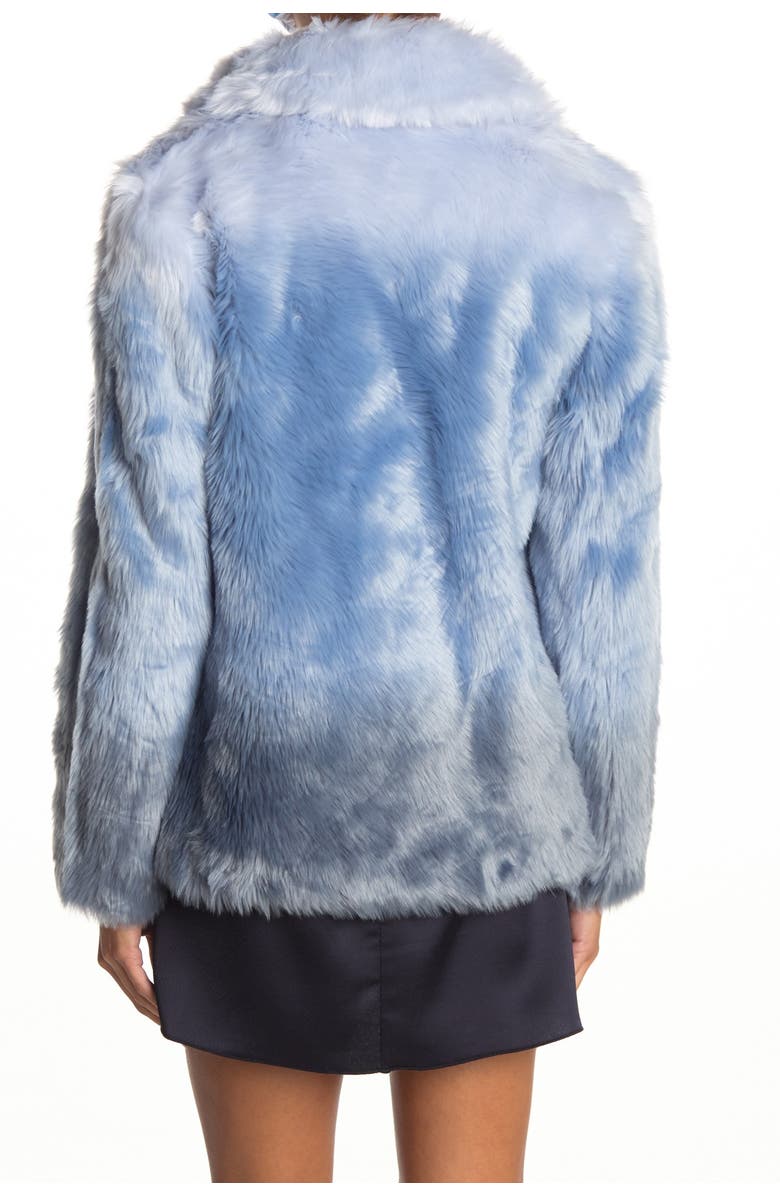 UNREAL FUR Ice Breaker Faux Fur Ombre Print Jacket | Nordstromrack