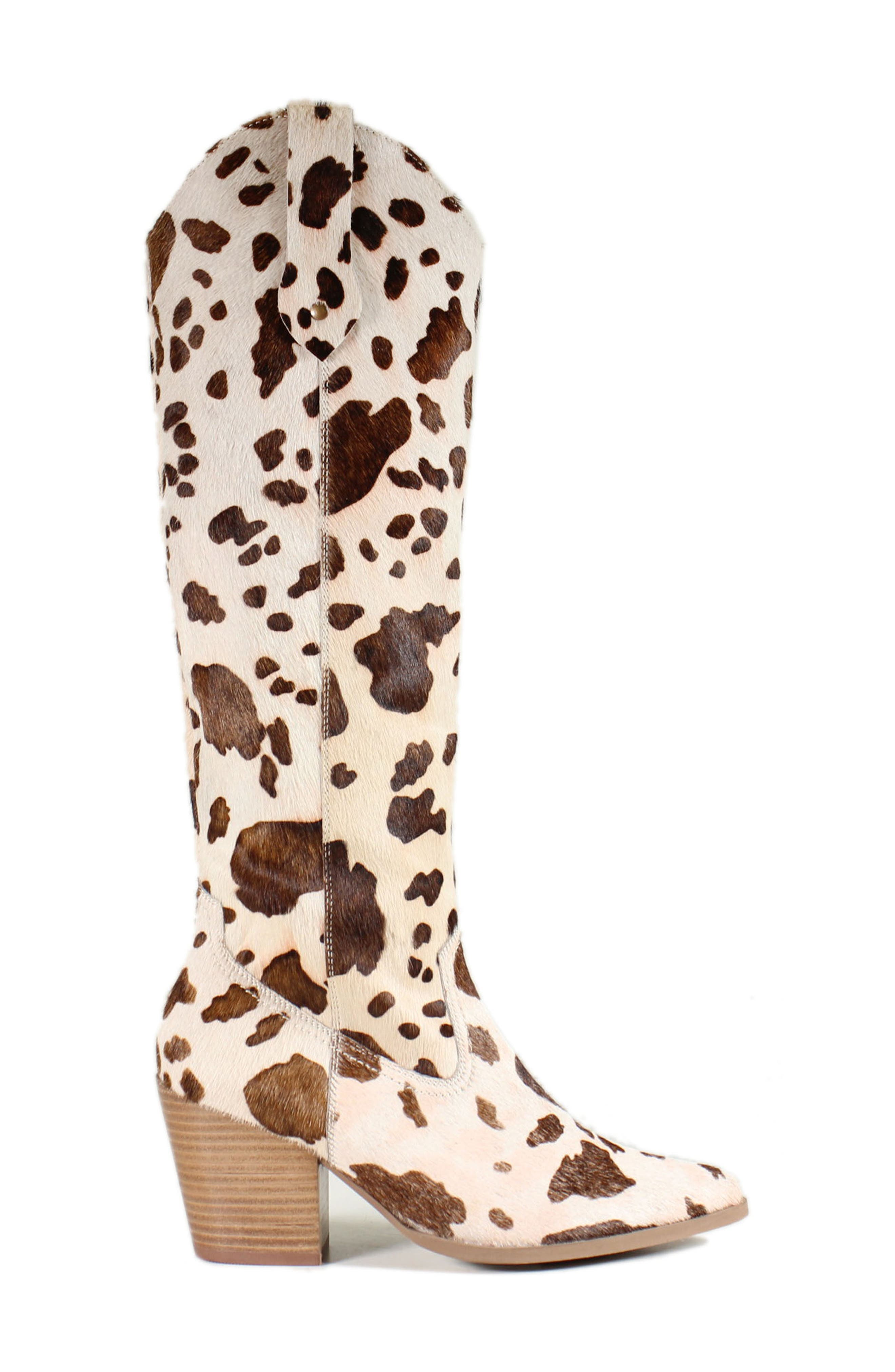 Diba True Corner Brook Genuine Calf Hair Knee High Boot (Women) | Nordstrom
