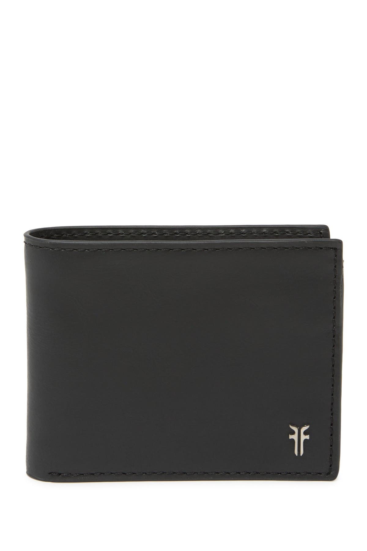 Frye Metal Logo Leather Bifold Wallet | Nordstromrack