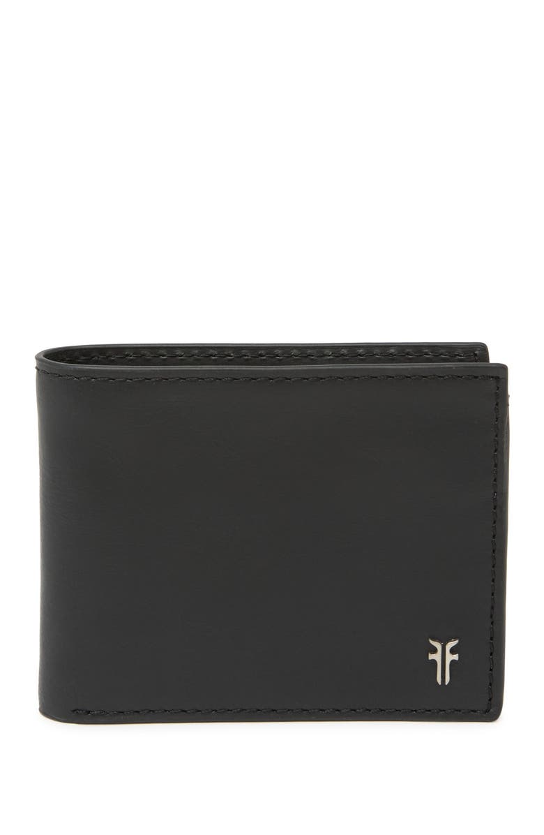 Frye Metal Logo Leather Bifold Wallet | Nordstromrack