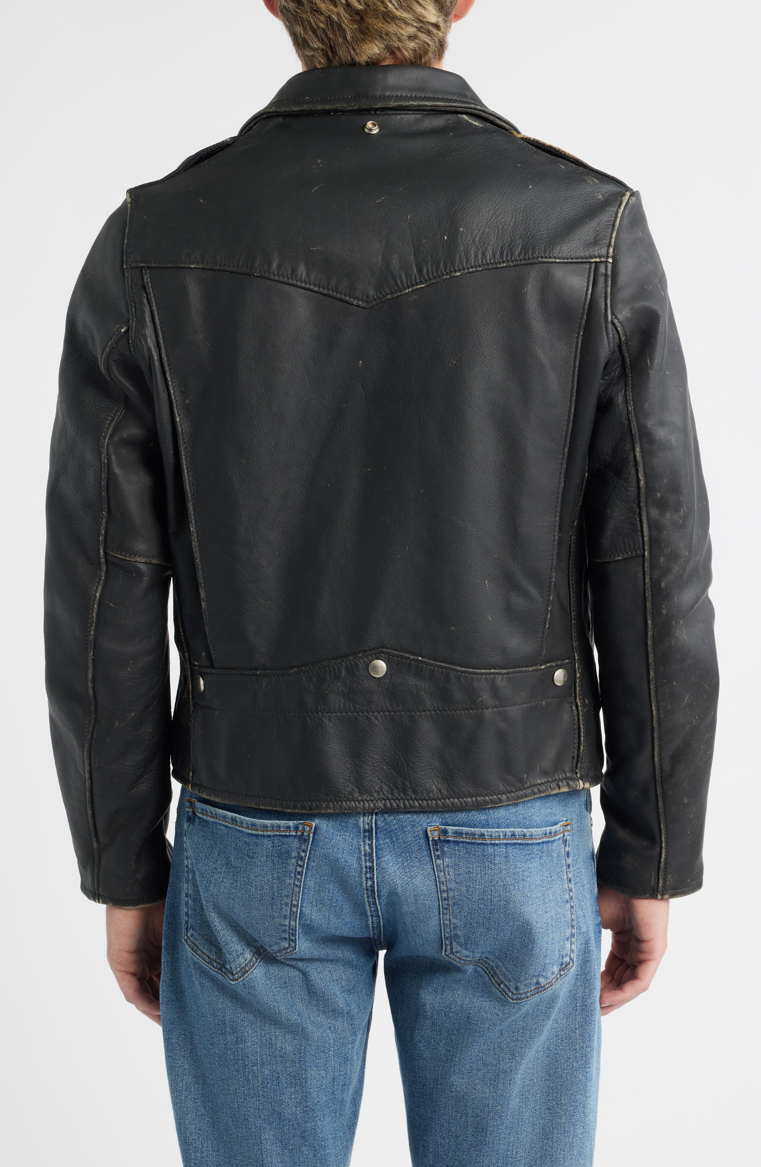 Schott NYC Perfecto Vandals Leather Biker Jacket | Nordstrom