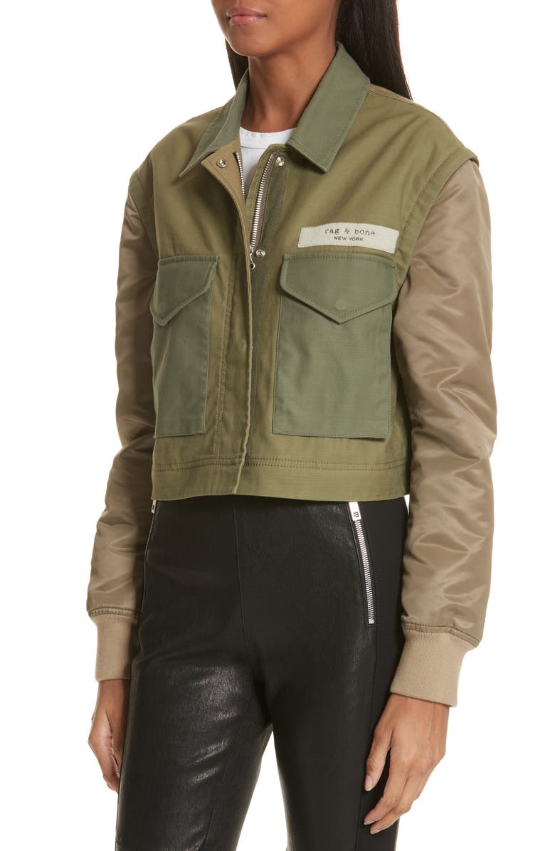 rag & bone Modular Field Convertible Cotton Jacket | Nordstrom