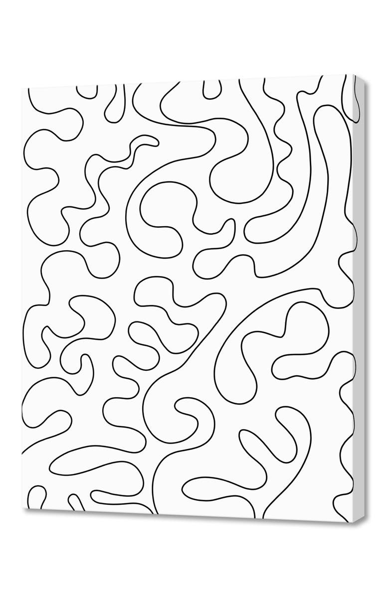 CURIOOS One Line Art Doodle Line Art Canvas Print | Nordstromrack