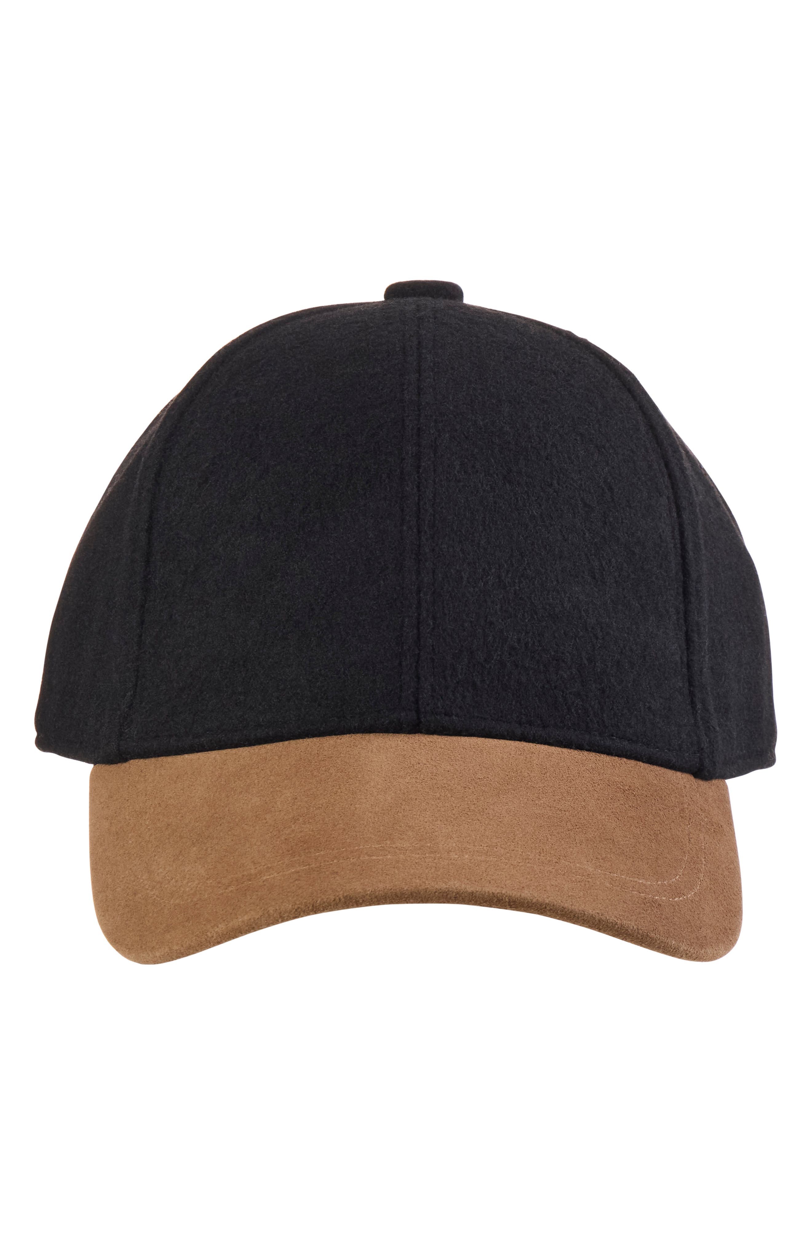 Bruno Magli Wool Blend Suede Bill Baseball Hat | Nordstromrack