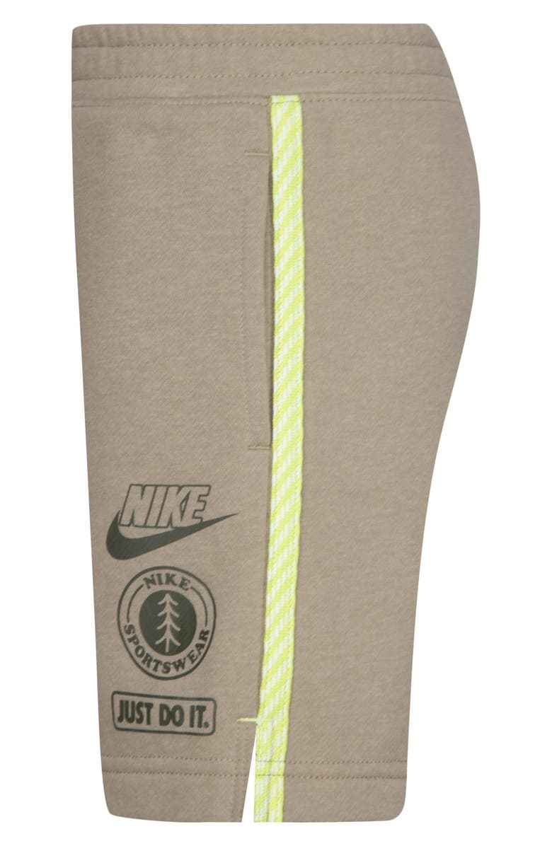 Nike Kids' Leave No Trace French Terry Taping Athletic Shorts | Nordstrom