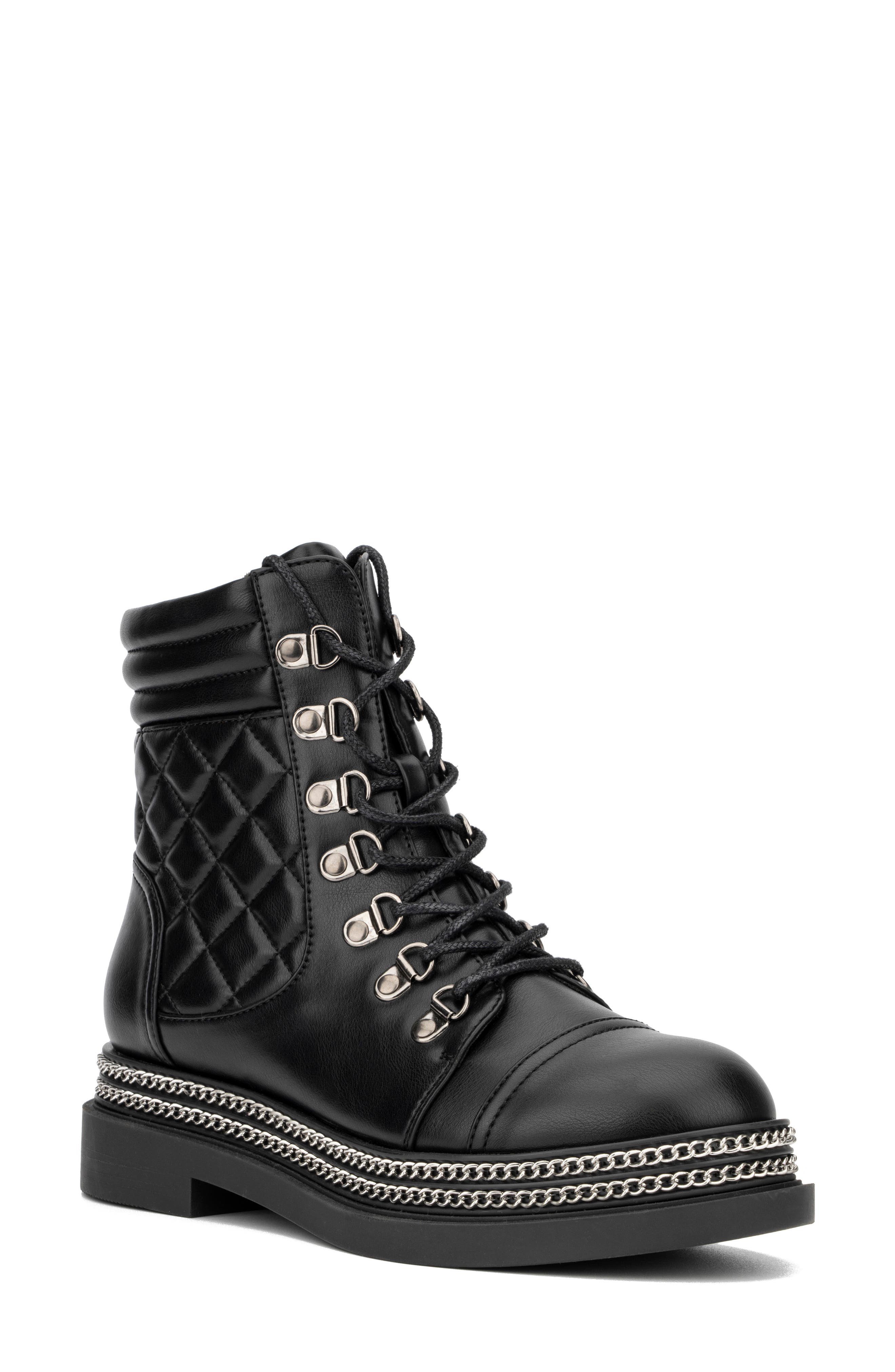 NEW YORK AND COMPANY Katelynn Quilted Boot (Women) | Nordstromrack