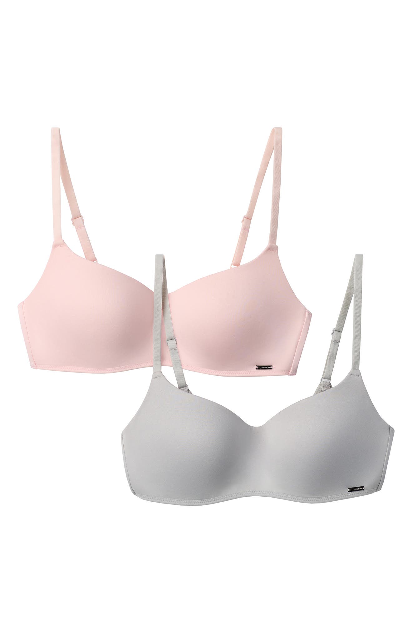 HALSTON Modern 2-Pack Micro Balconette Bras | Nordstromrack