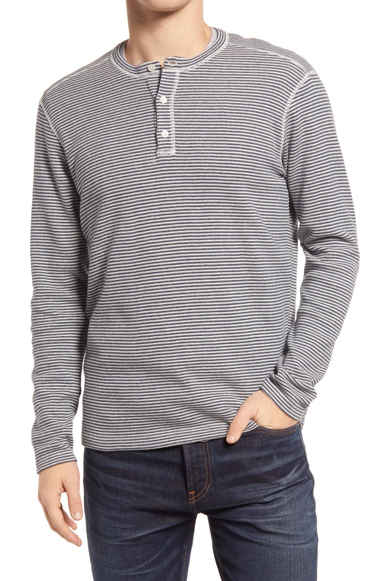 Bonobos Men's Stripe Thermal Knit Cotton Henley | Nordstrom