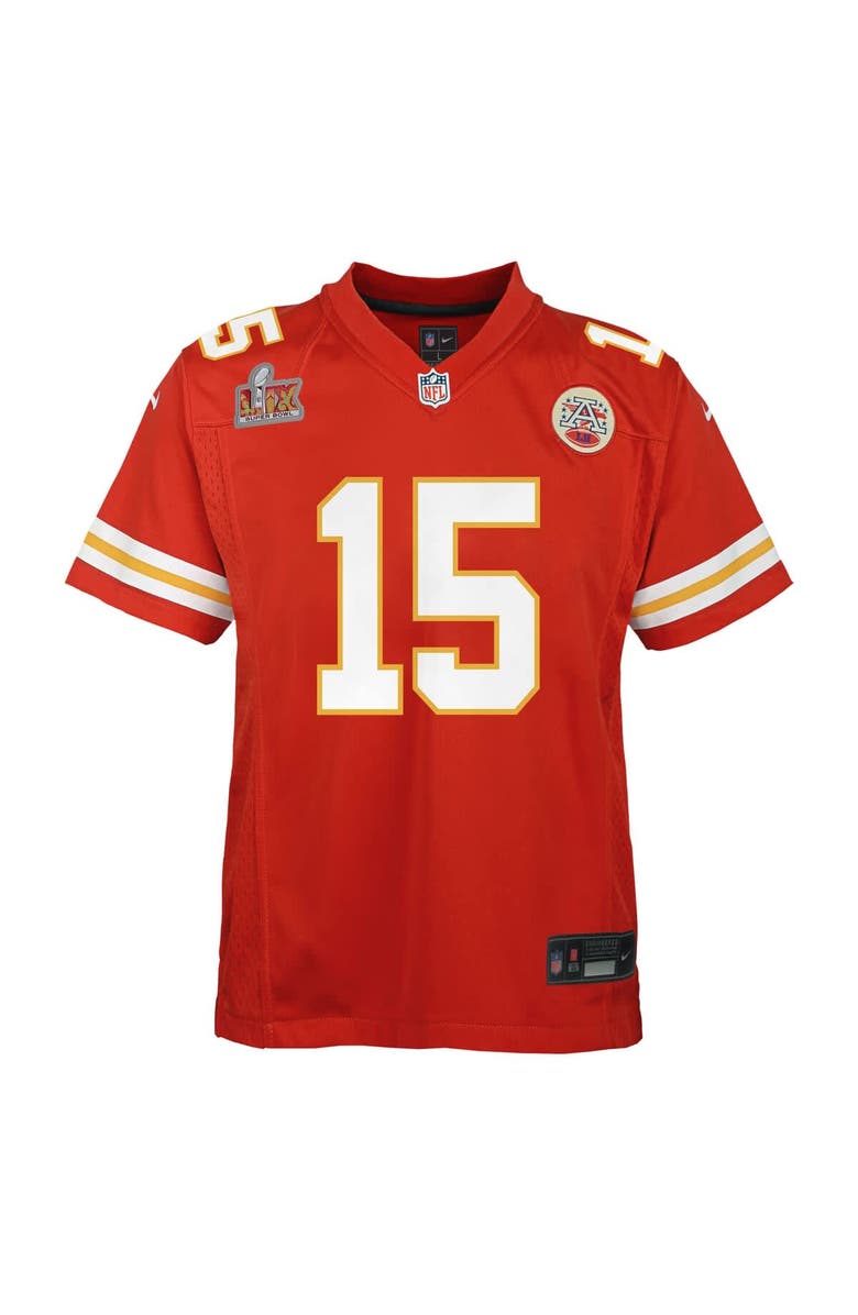 Nike Youth Nike Patrick Mahomes Red Kansas City Chiefs Super Bowl LIX ...