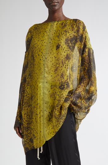 Rick Owens Eclipse Silk Tunic | Nordstrom