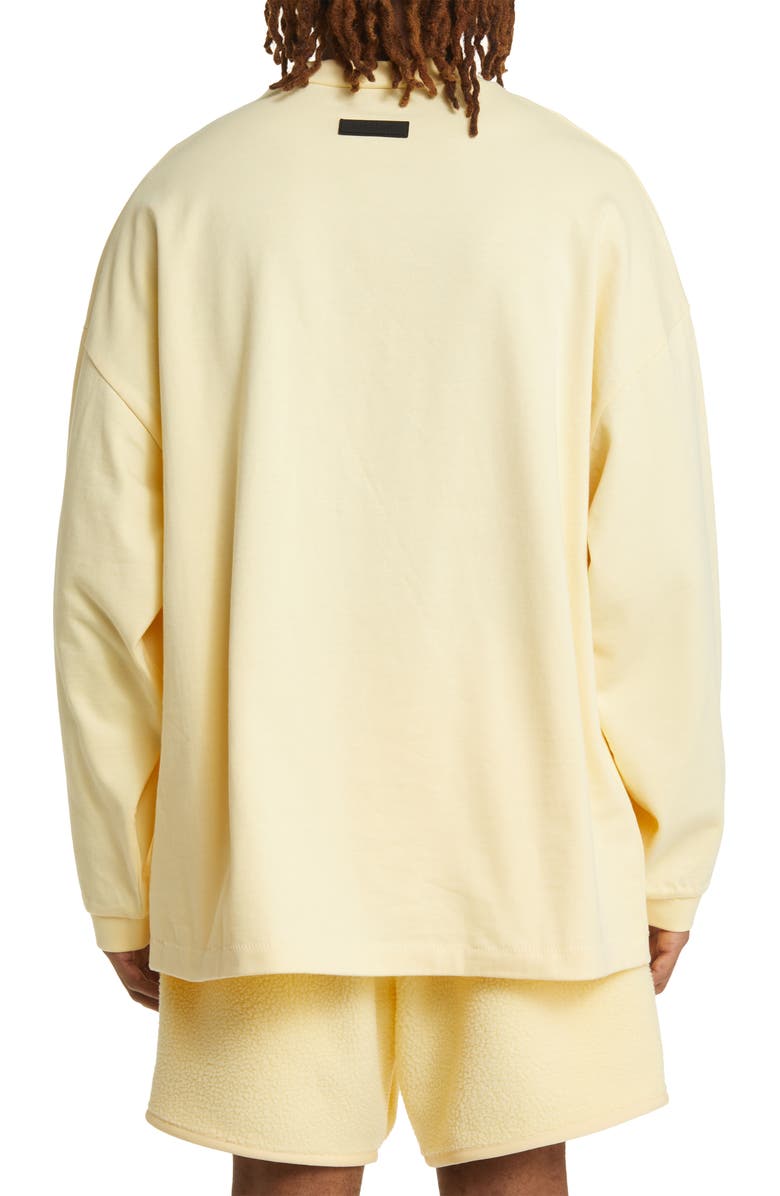 Fear of God Essentials Essentials Logo Long Sleeve Cotton T-Shirt ...