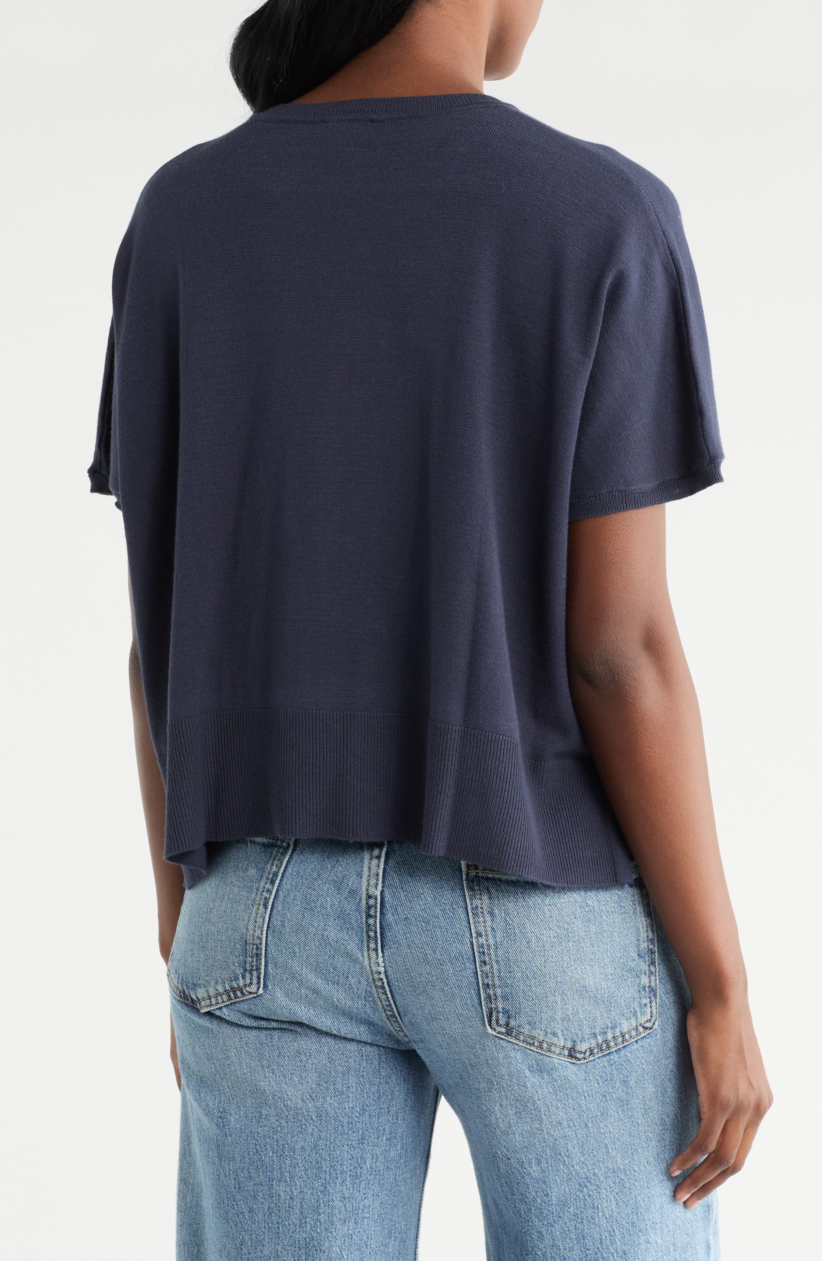 Splendid Jillian Short Sleeve Sweater | Nordstromrack