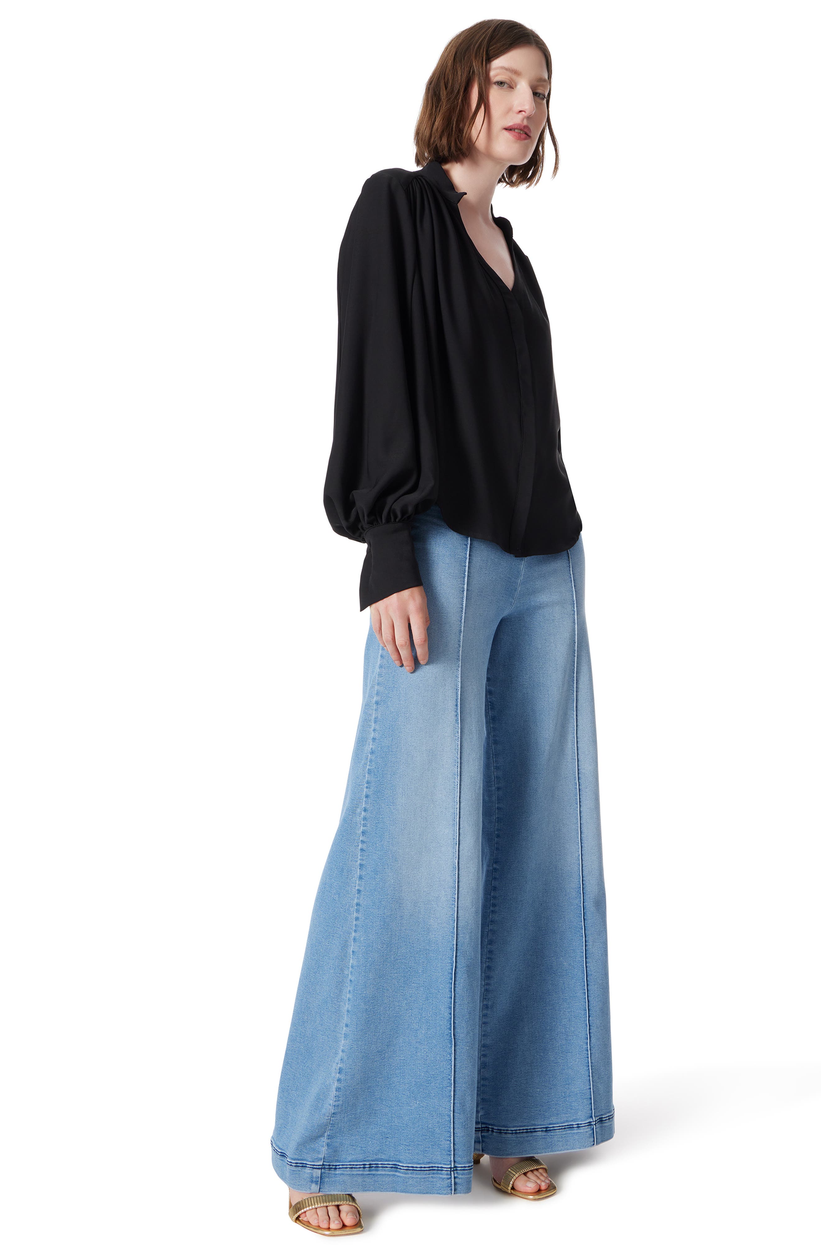 DO by Dee Ocleppo Wide Leg Pull-On Jeans | Nordstrom