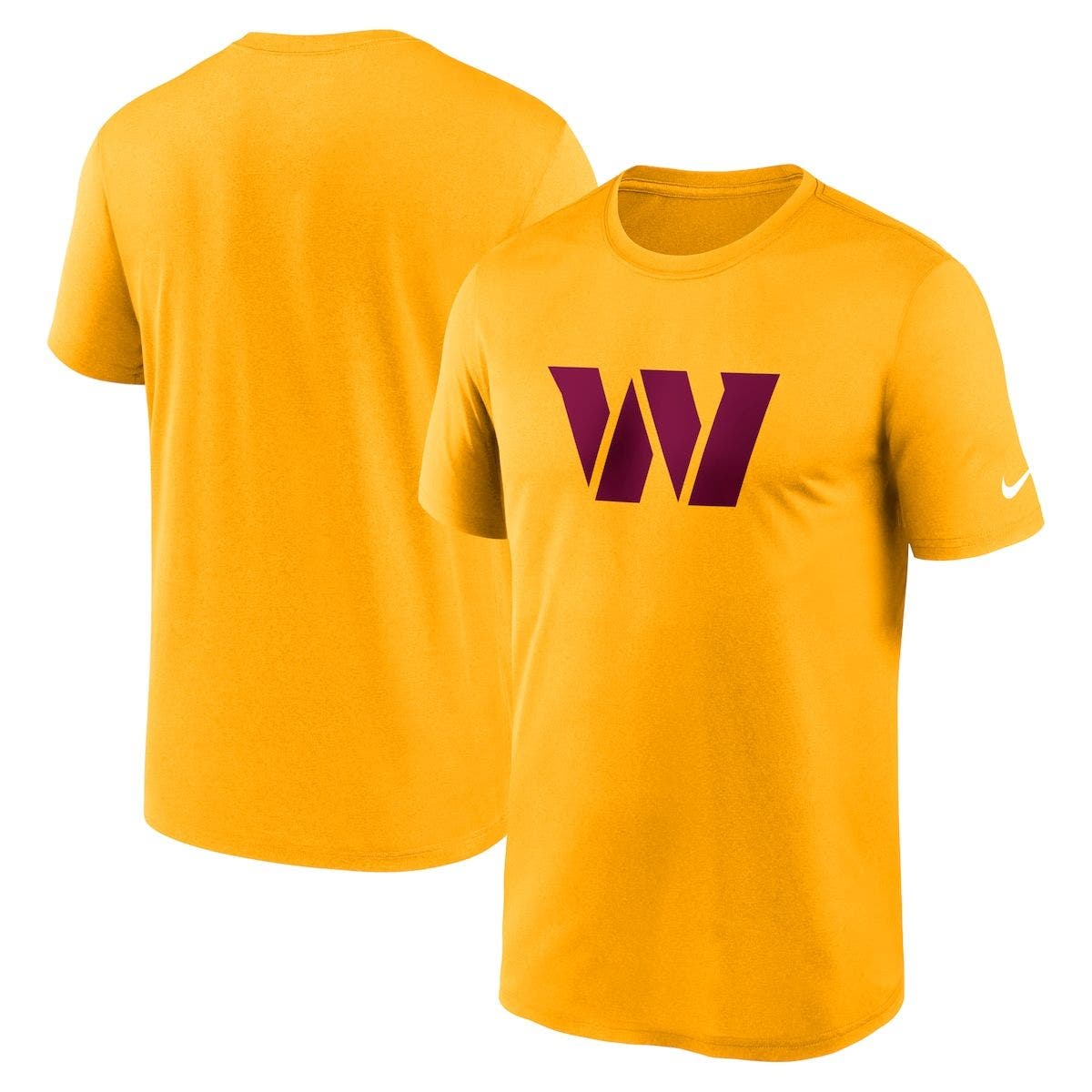 Nike Men's Nike Gold Washington Commanders Essential Legend T-Shirt ...