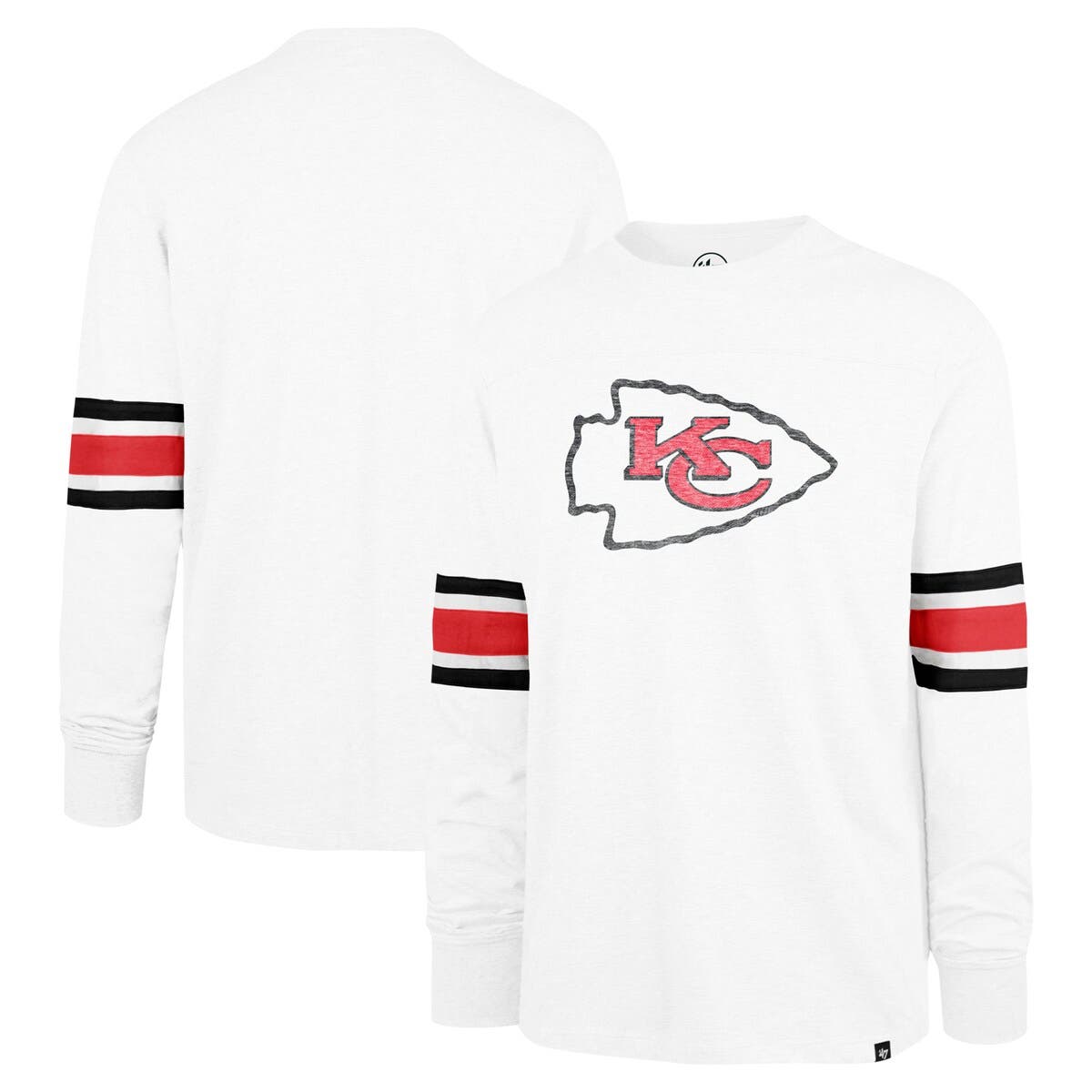 '47 Men's '47 White Kansas City Chiefs Gridiron Premier Brex Long ...