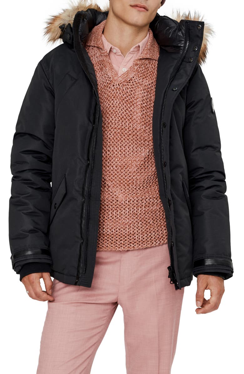 Noize Wilder Parka with Faux Fur Trim | Nordstromrack